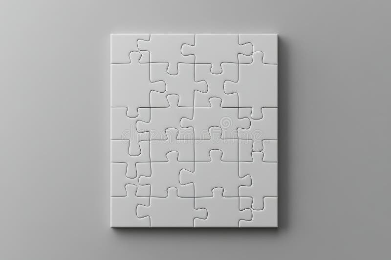 Introducing a Stunning 3D Clear Jigsaw Puzzle Mockup for Showcasing ...