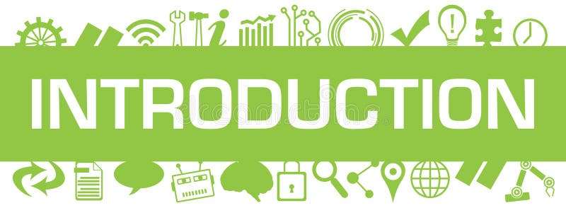 Introduction Blue Box Technology Symbols Up Down Stock Illustration ...