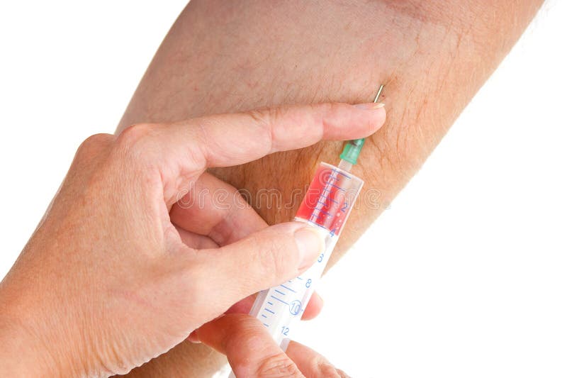 Introduction of Intravenous Injection Stock Image - Image of sickness ...