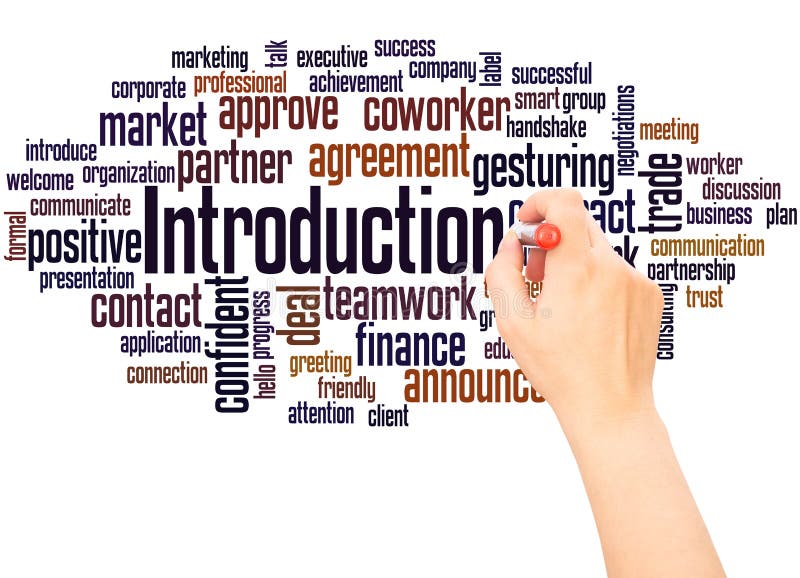 Introduction Word Cloud Hand Writing Concept Stock Photo - Image of ... Introduction Word Cloud Hand Writing Concept Stock Photo - Image of ...