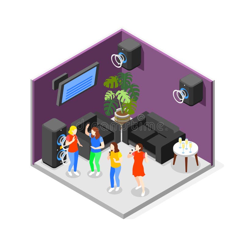 Introvert and Extrovert Individuality of People, Vector Flat ...