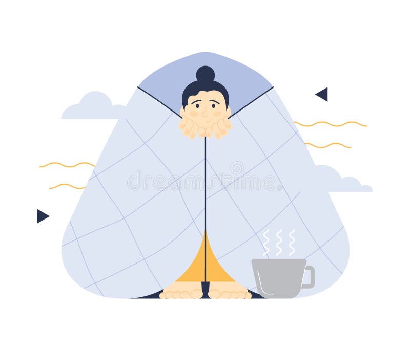 Introverted person stock illustration. Illustration of distance - 254837011