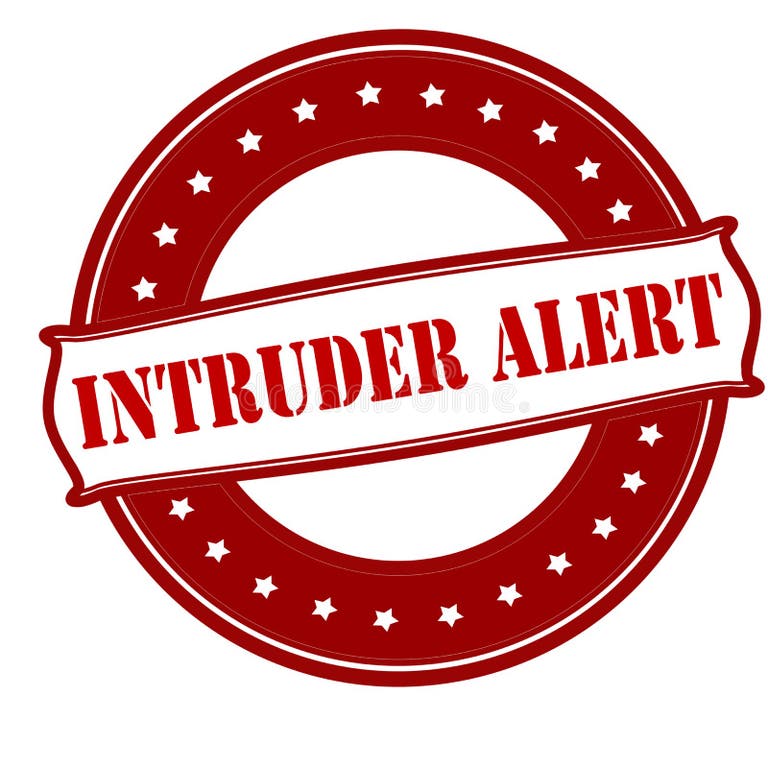 Intruder alert stock illustration. Illustration of intruder - 92114068