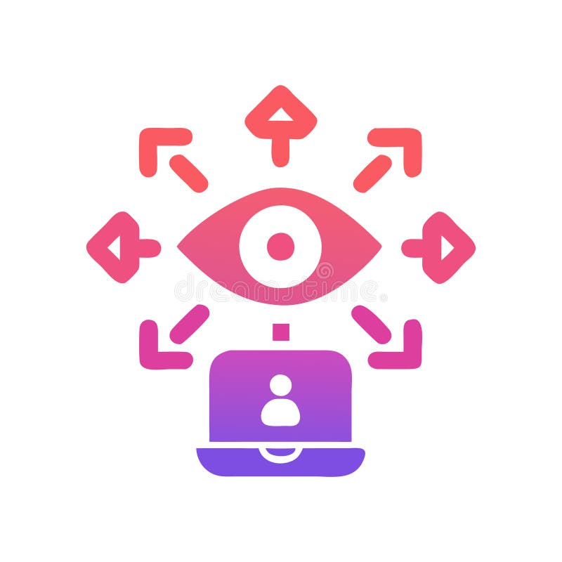 Intrusion Detection Icon for Security Systems Stock Illustration ...