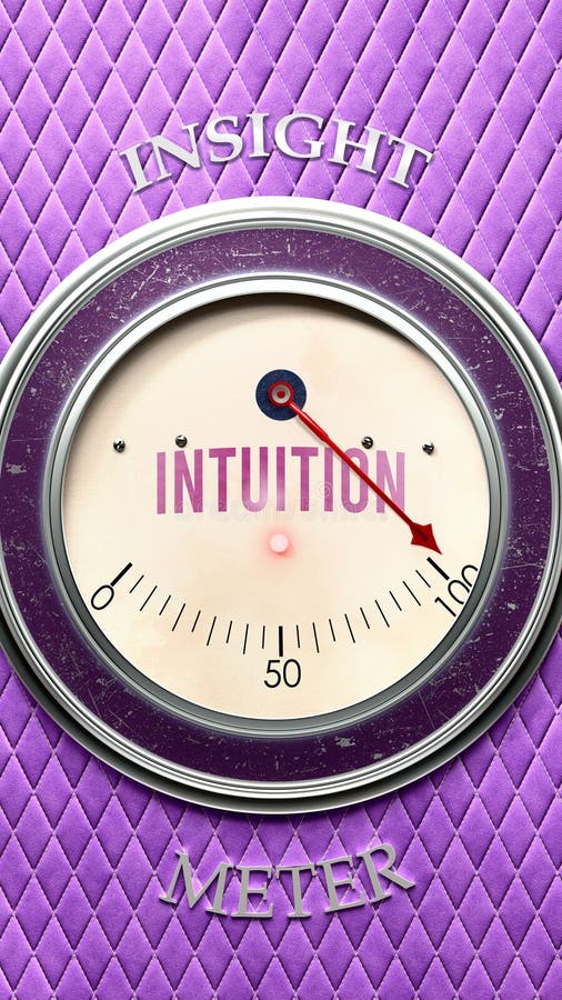 Intuition and Insight that is Hitting a Full Scale, Showing a Very High ...