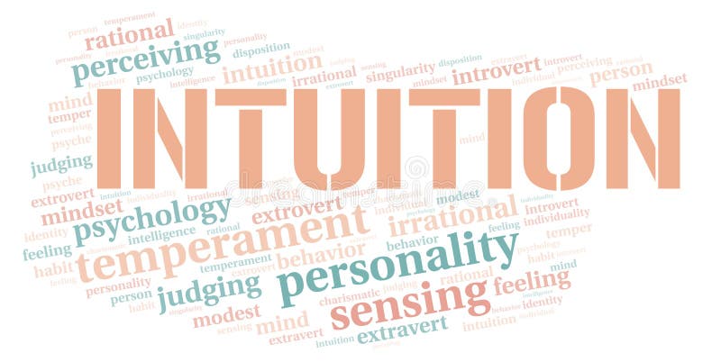 Intuition word cloud stock vector. Illustration of feeling - 213648875