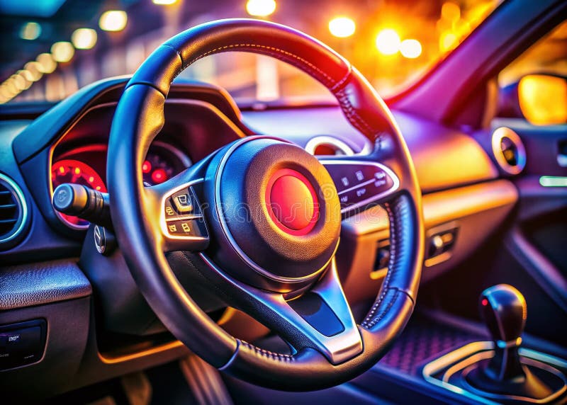 Intuitive Driving Experience Modern Car Steering Wheel with Integrated ...