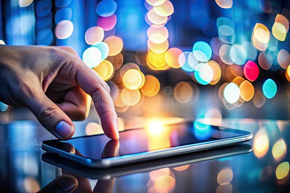 Intuitive Interaction Exploring the Ergonomic Interface of a Modern Smartphone Stock ...