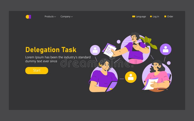 Intuitive Operation. Flat Vector Illustration Stock Vector ...