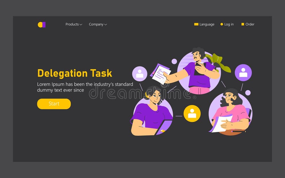 Intuitive Operation. Flat Vector Illustration Stock Vector ...