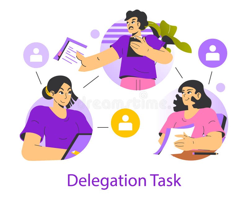 Intuitive Operation. Flat Vector Illustration Stock Illustration ...