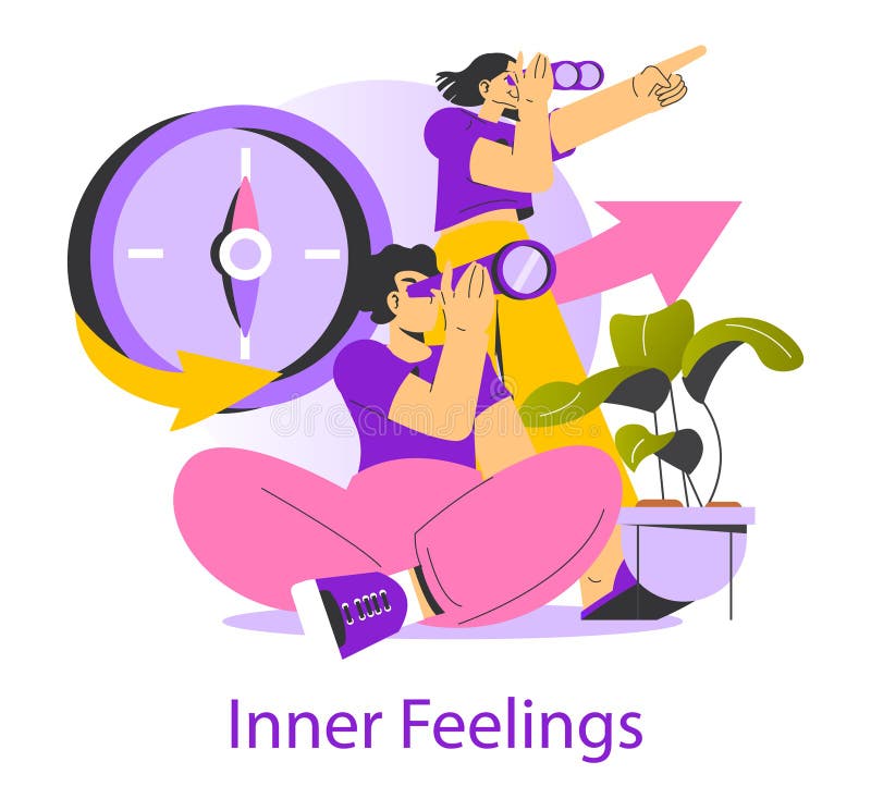 Intuitive Operation. Flat Vector Illustration Stock Illustration ...