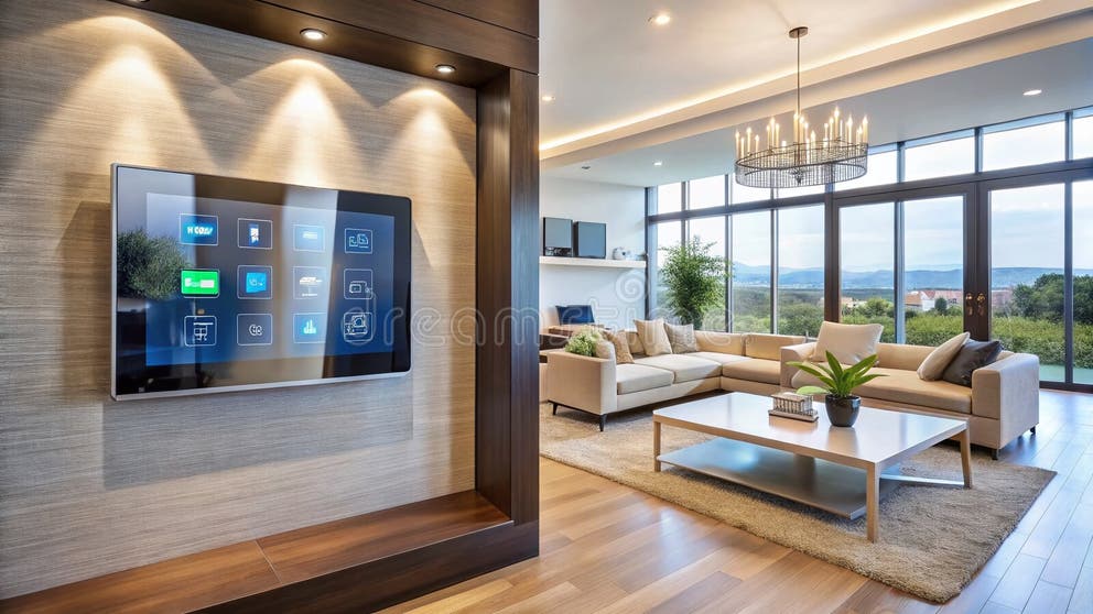 Intuitive Smart Home Control Interface a Sleek Architectural Mockup for ...