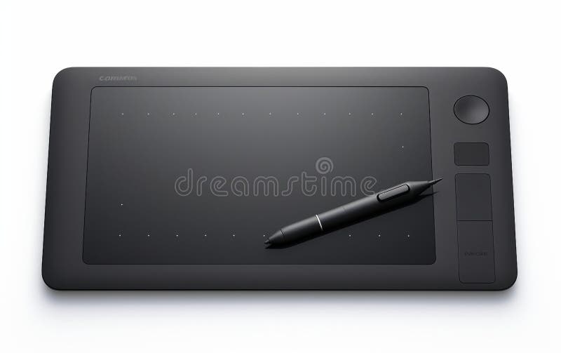 Intuos Tablet on White Background Stock Illustration - Illustration of ...