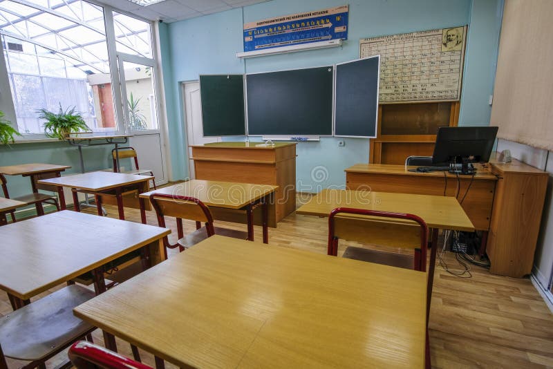 Intérieur D'une Salle De Classe Moderne D'école Image stock - Image du ...