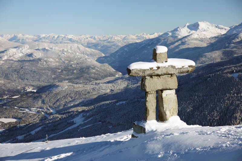 Inunnuguaq in the Sky stock photo. Image of blue, canada - 8345310