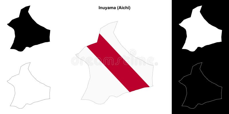 Inuyama Outline Map Stock Illustrations – 2 Inuyama Outline Map Stock ...