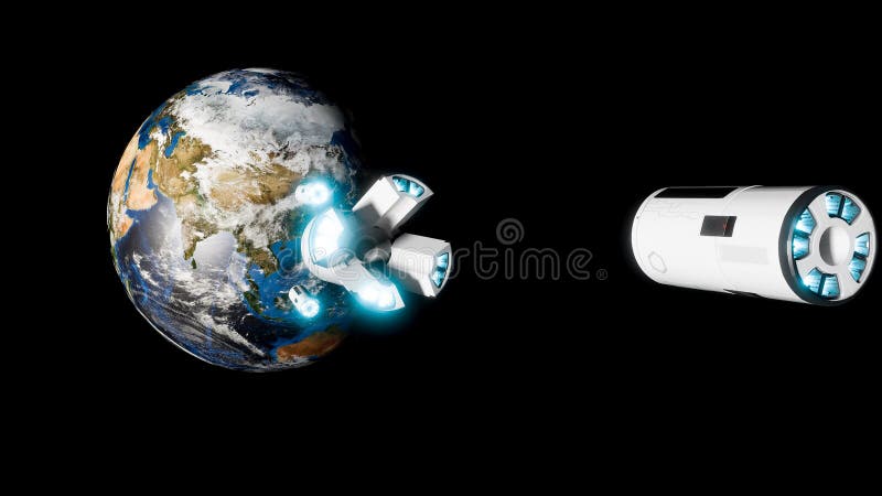 Invade Earth stock illustration. Illustration of invade - 59629794