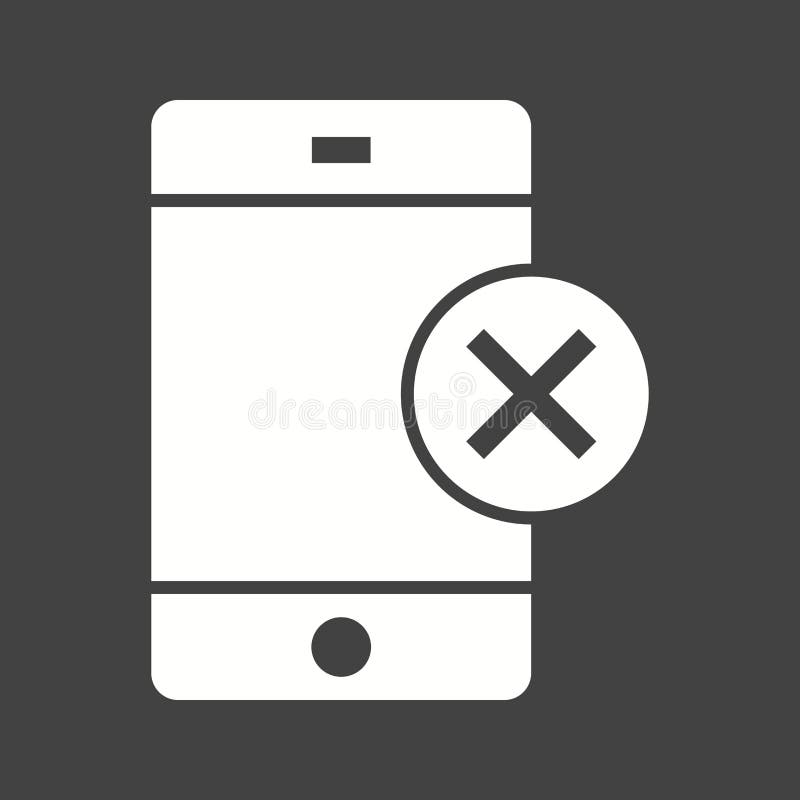 Invalid Device stock vector. Illustration of sign, invalid - 80365060