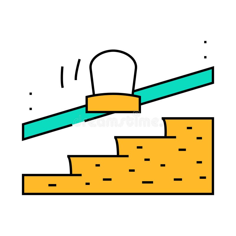 Invalid Elevator Icon Color Illustration Stock Vector - Illustration of ...