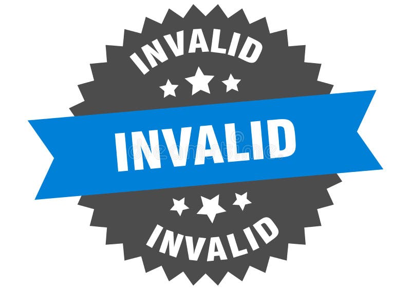 Invalid sign or stamp stock vector. Illustration of help - 171899999