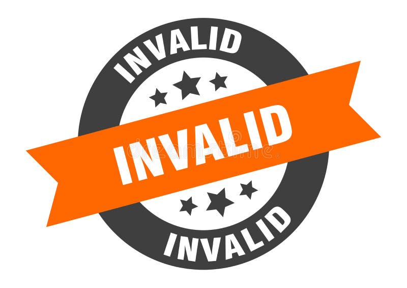 Invalid Sticker Stock Illustrations – 432 Invalid Sticker Stock ...