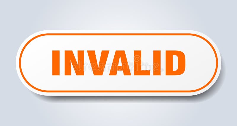 Invalid Sticker Stock Illustrations – 432 Invalid Sticker Stock ...