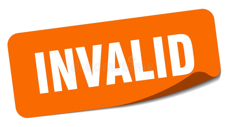 Invalid Label Stock Illustrations – 1,192 Invalid Label Stock ...