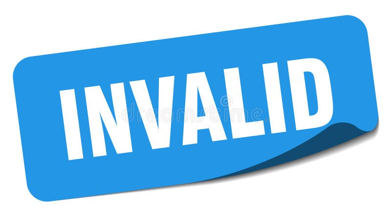 Invalid Label Stock Illustrations – 1,192 Invalid Label Stock ...