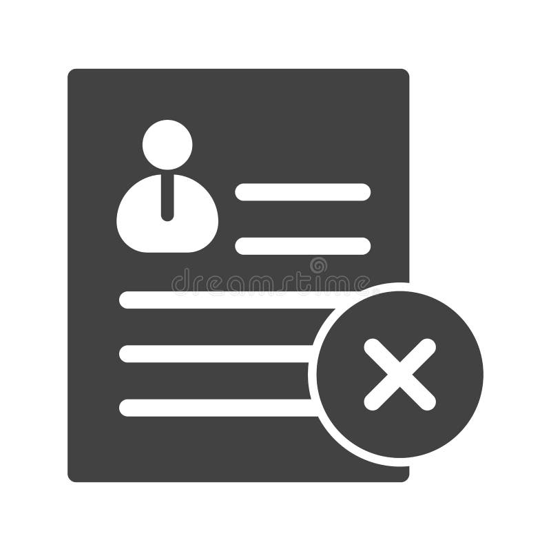 Invalid User Profile stock vector. Illustration of invalid - 88894356