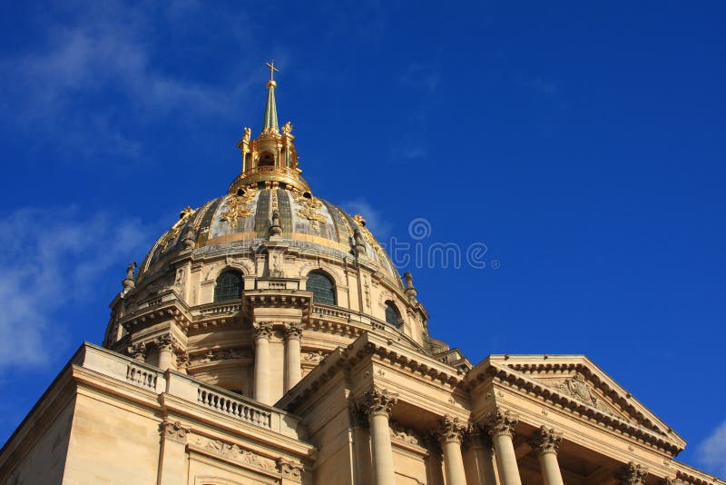 The Invalides museum stock photo. Image of golden, daytime - 12433636