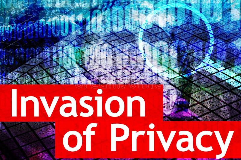 Invasion of Privacy stock illustration. Illustration of digital - 4332469
