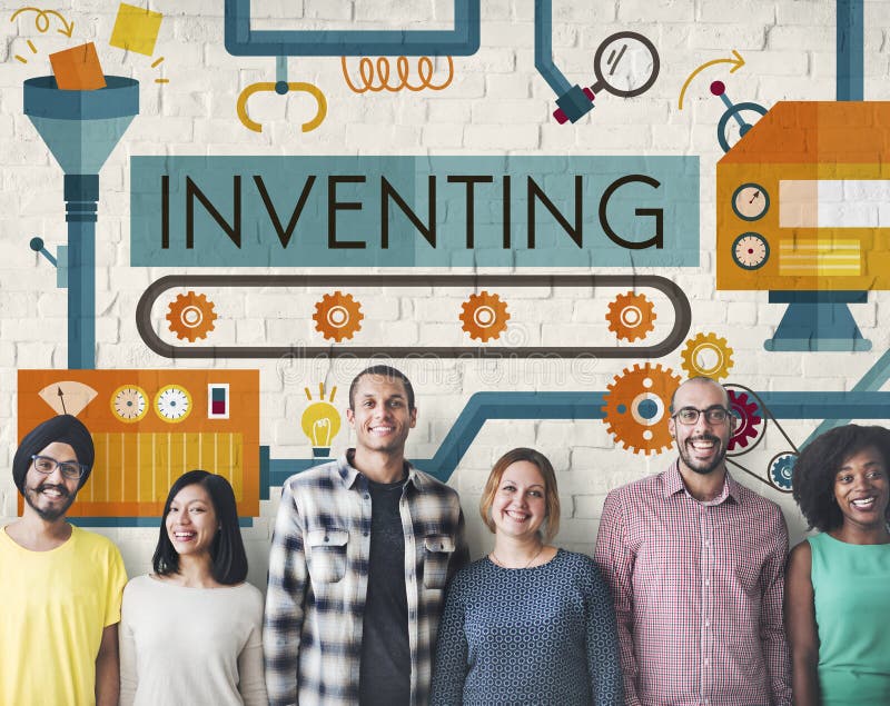 Inventing Compose Discover Production Concept Stock Image - Image of ...