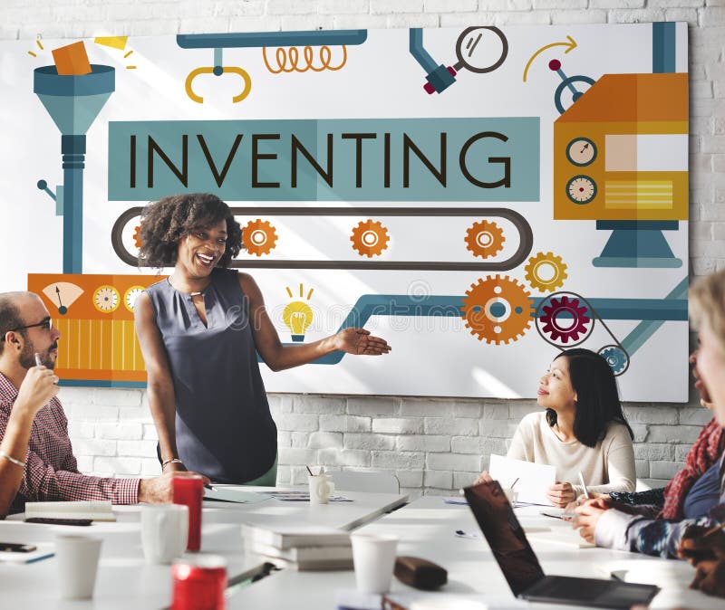 Inventing Innovation Create Creative Process Concept Stock Image ...