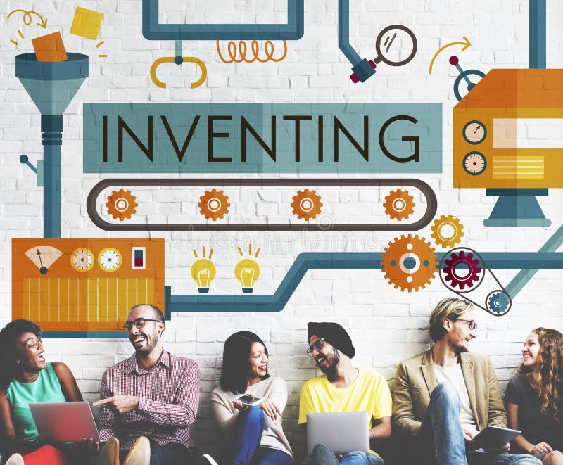 Inventing Innovation Create Creative Process Concept Stock Image ...
