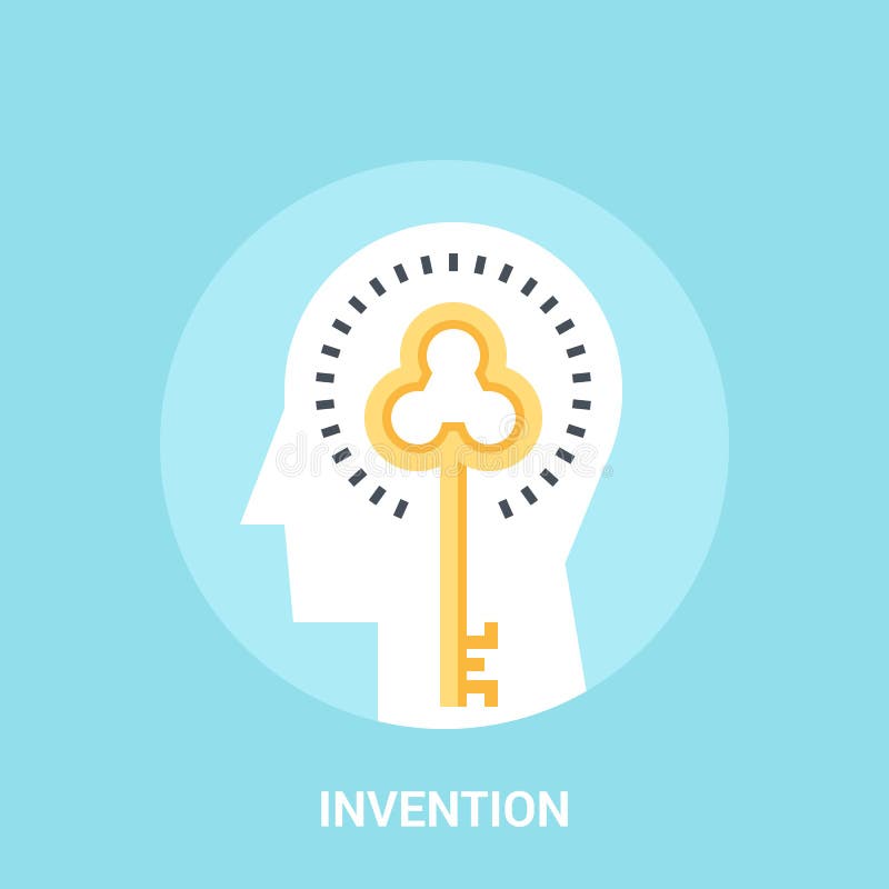 Invention icon concept stock vector. Illustration of dreaming - 85581801