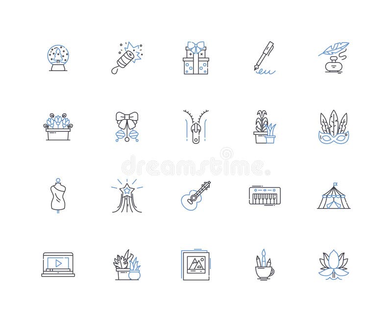 Invention Line Icons Collection. Innovation, Creativity, Discovery ...