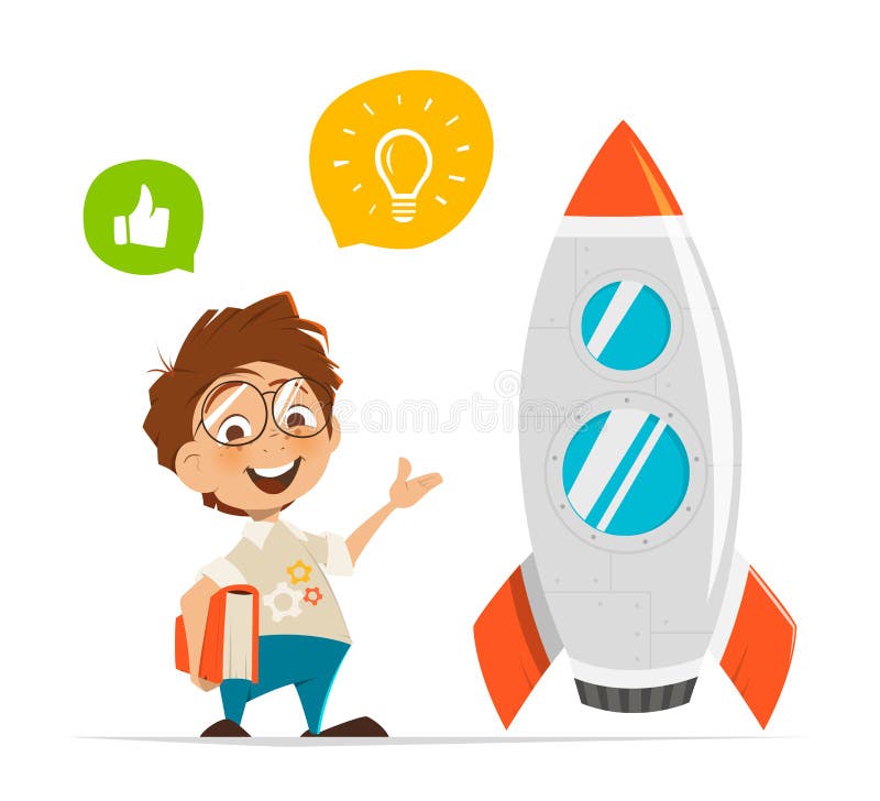 Inventor ilustración del vector. Ilustración de bulbo - 53215089