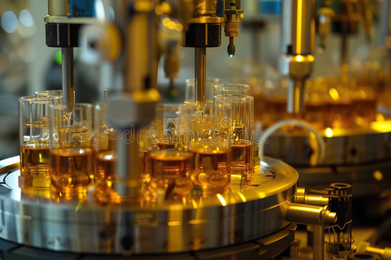 Inventors at Work in Research Lab Receiving Patent Documents for ...