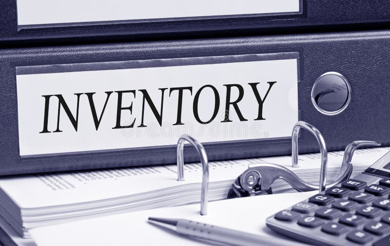 Inventory Binder in the Office Stock Photo - Image of order, calculator ...