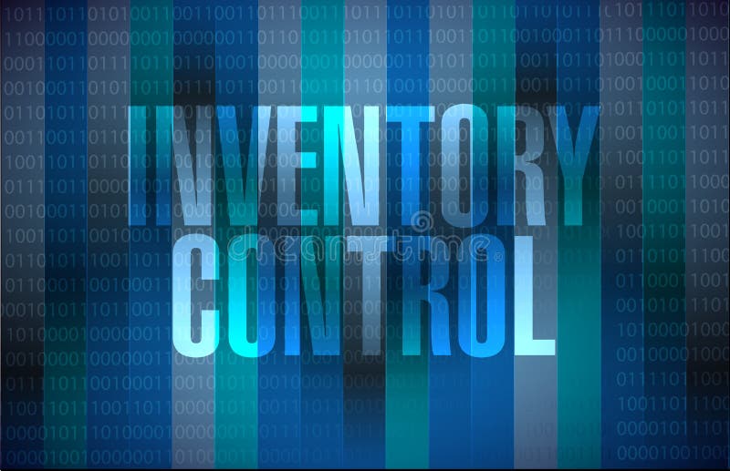 Inventory Control Message Sign Concept Stock Illustration ...