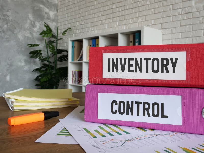 Inventory Control is Shown Using the Text Stock Image - Image of ...