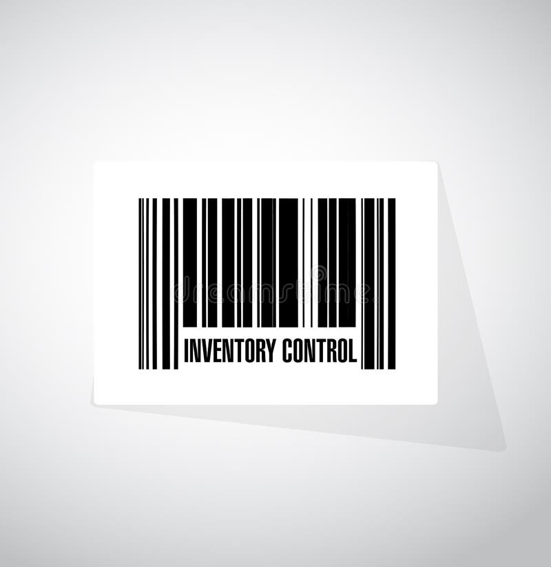 Inventory Control Upc Code Sign Concept Stock Illustration ...