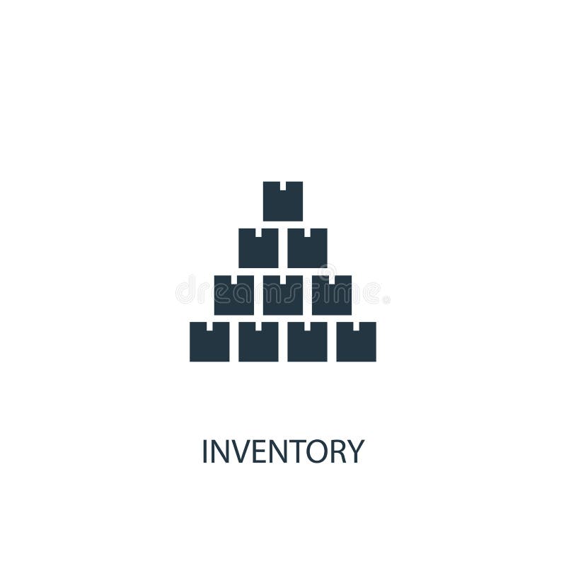Inventory Stock Icon Vector