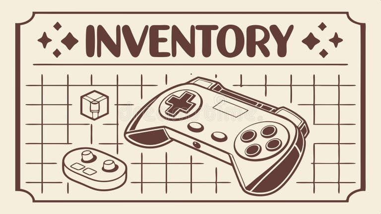 Inventory List Game Items, Gaming Inventory, Video Game Assets, Game UI ...