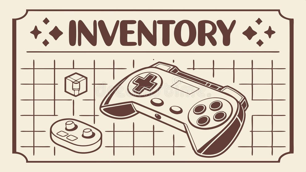 Inventory List Game Items, Gaming Inventory, Video Game Assets, Game UI ...
