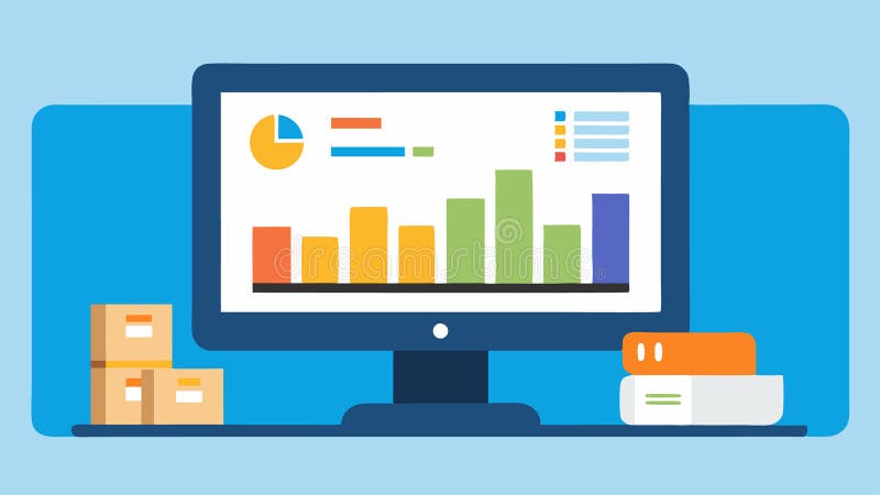 Inventory Management Dashboard a Computer Screen Showcasing a Dashboard ...