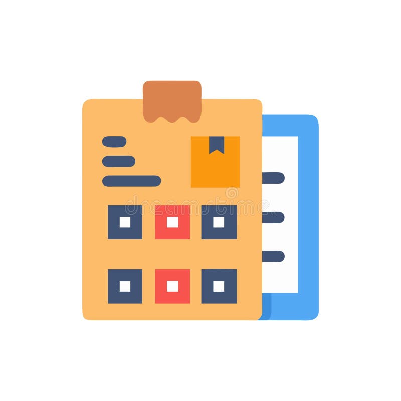 Inventory Management Design Icon Stock Illustration - Illustration of ...