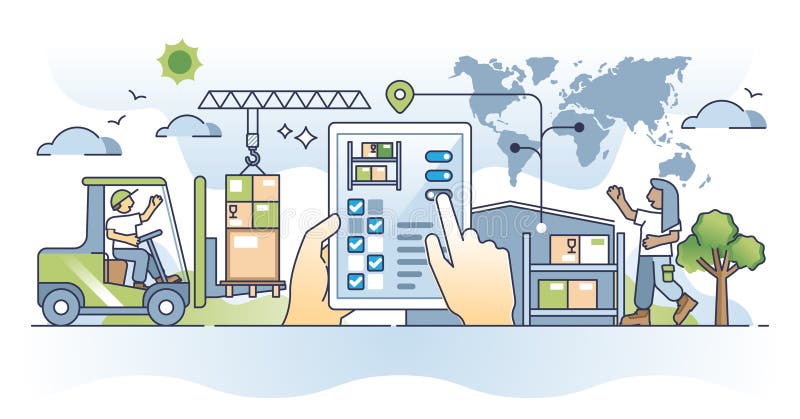 Inventory Management and Digital Warehouse Control Work Outline Concept ...