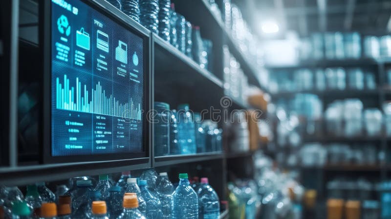 Inventory Management System in Warehouse with Digital Screen and ...